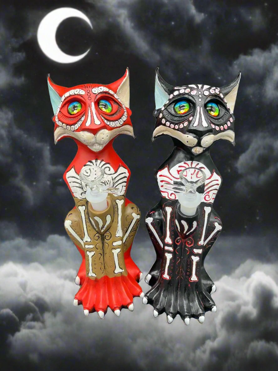 Skeleton Sphynx Cat Bong – SWL