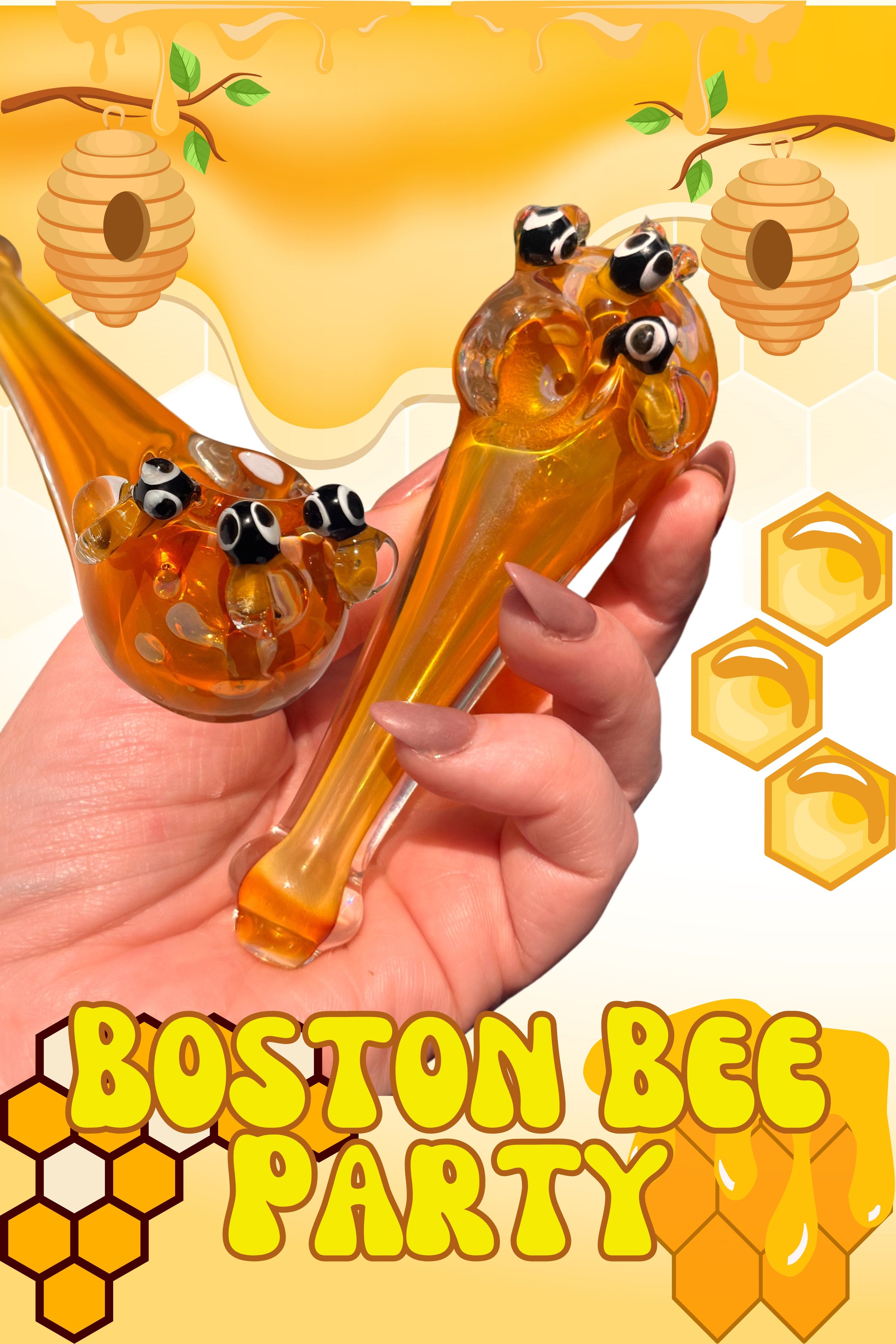 Boston Bee Party pipe – SWL