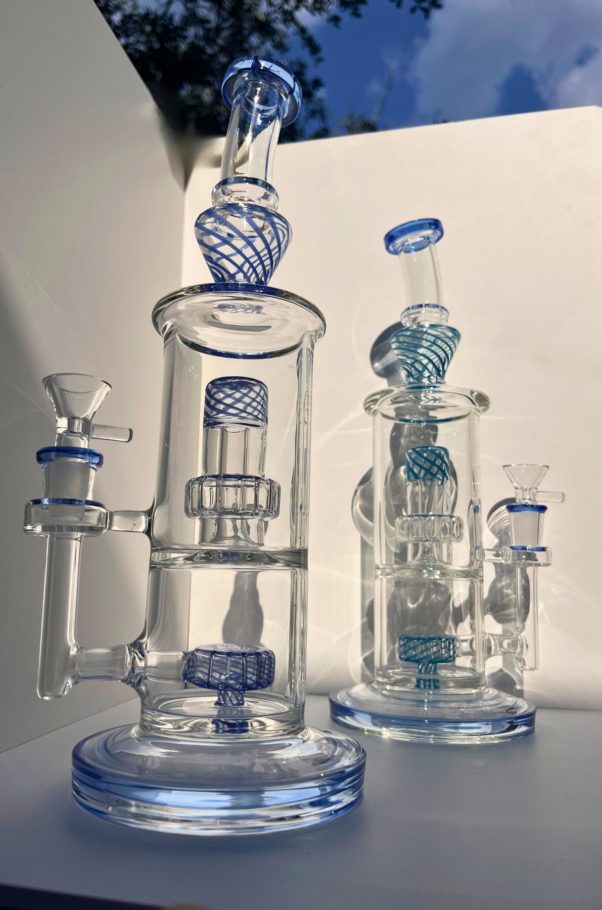 Cyclone Double Matrix Bong – SWL